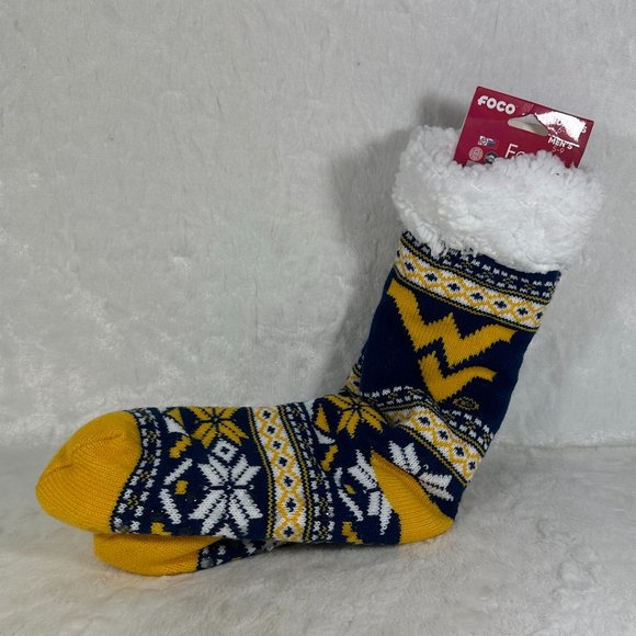 Foco | Shoes | Nwt Foco Ncaa Licensed West Virginia Mountaineers Fair ...